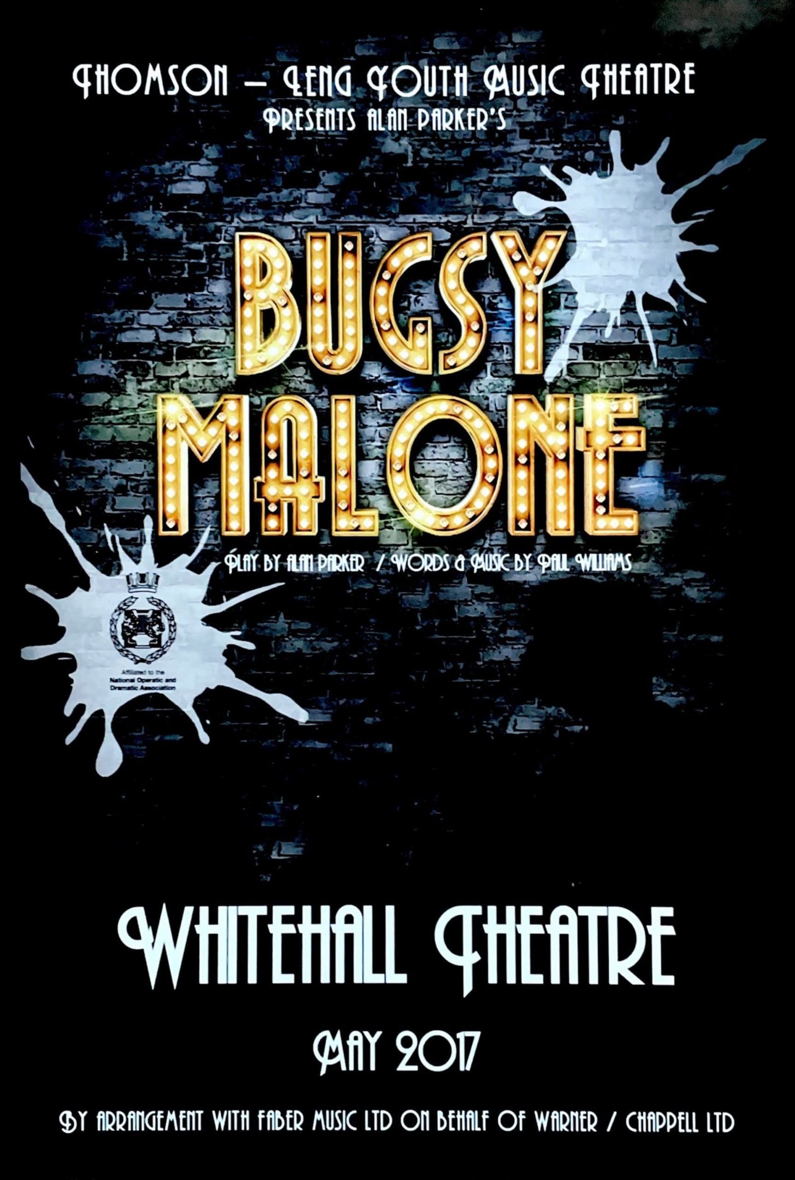 Bugsy Malone | Thomson-Leng Musical Society